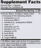 probiotics for men with 50 billion cfu