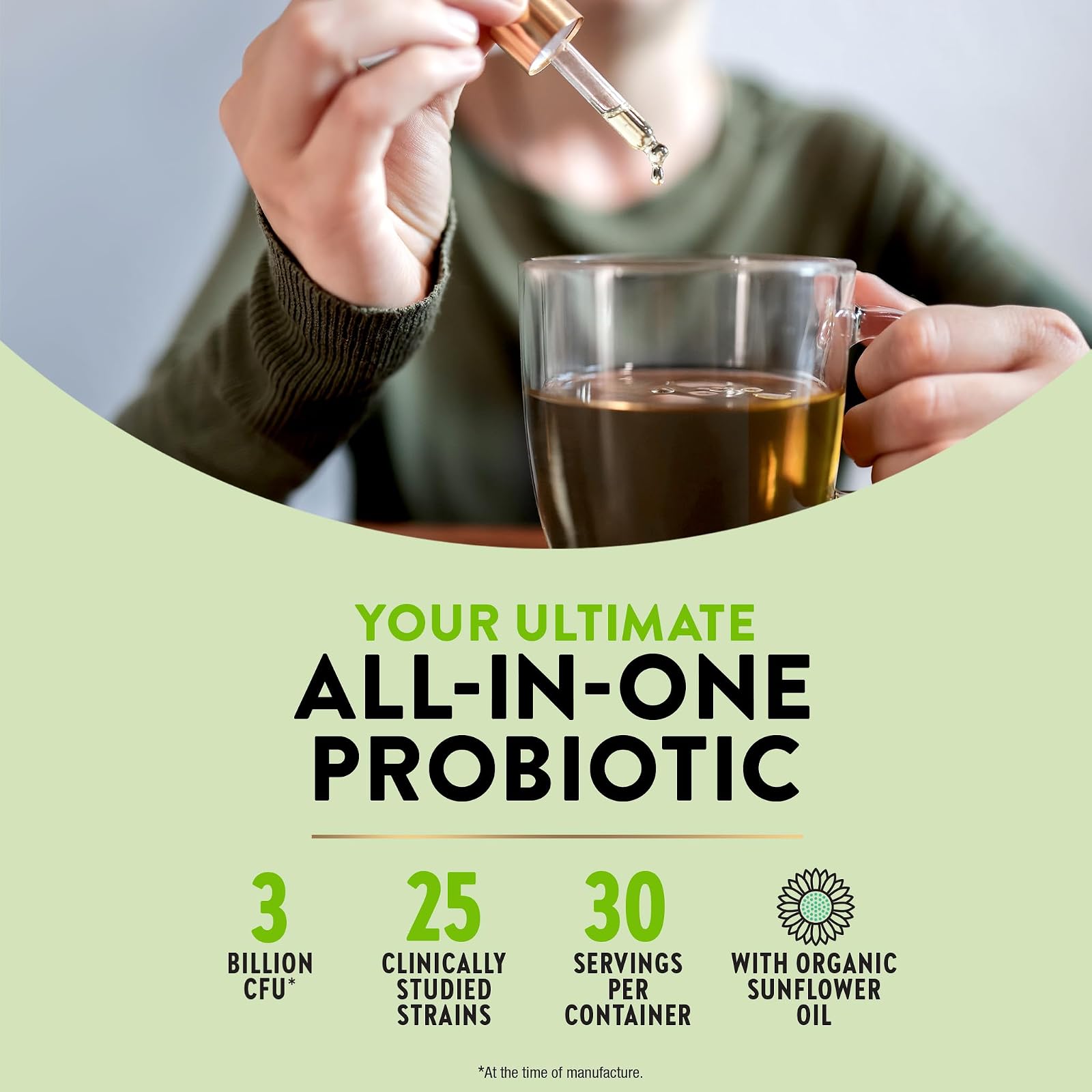 Probiotics for men with 50 billion CFU