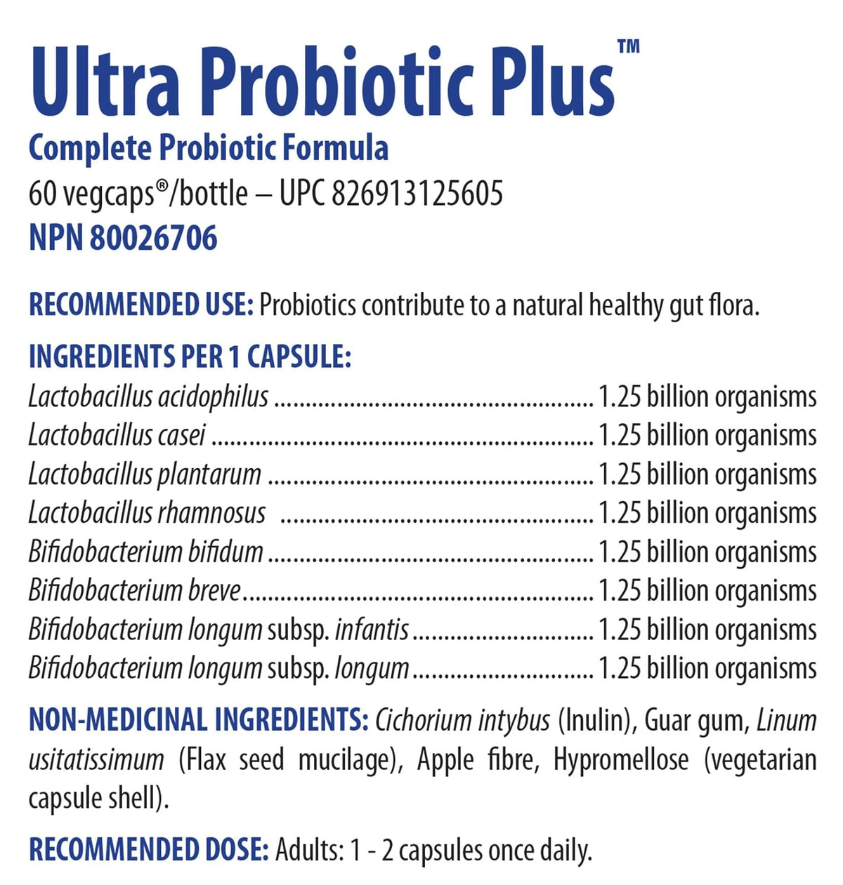 probiotics for men with 50 billion cfu