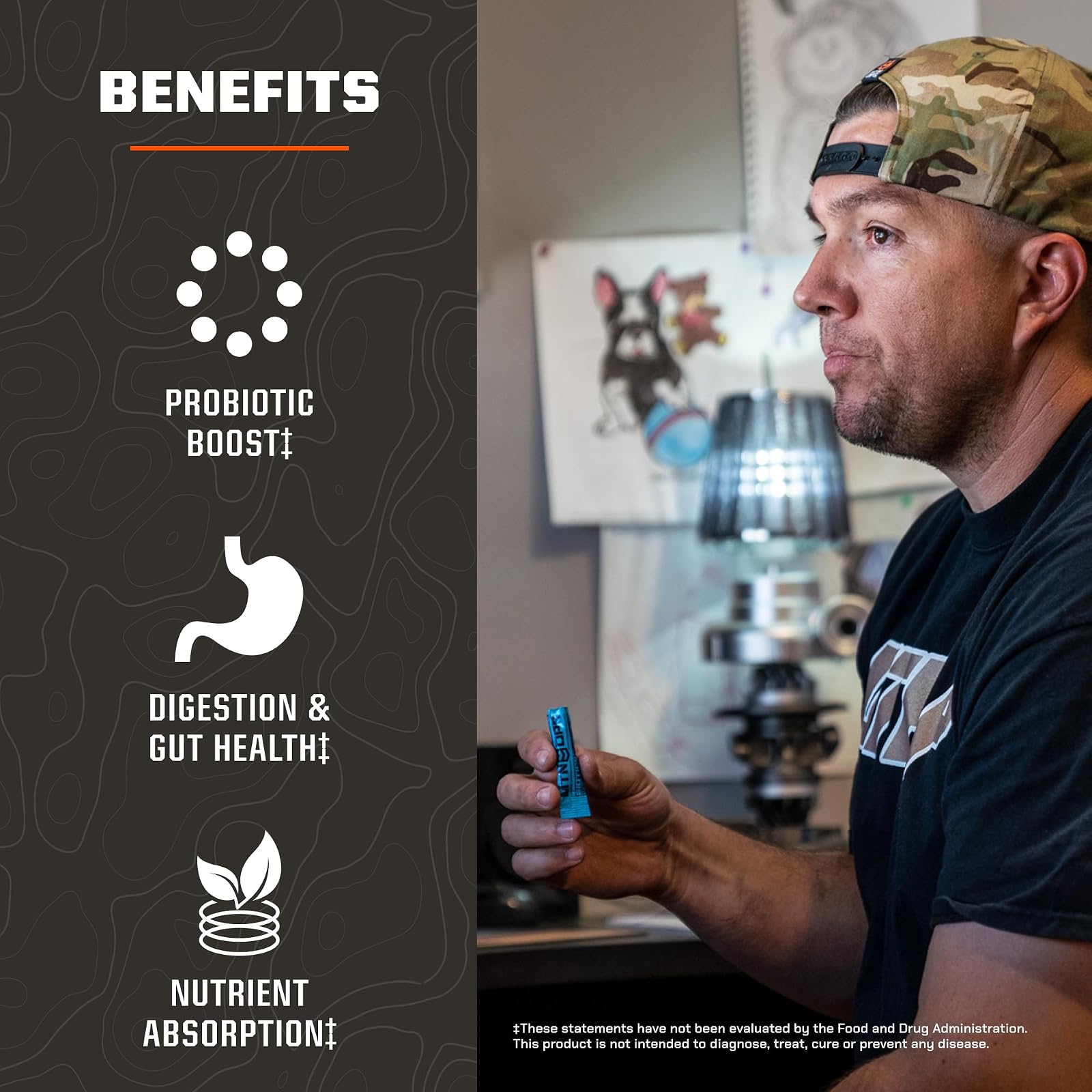 probiotics for men with 50 billion CFU
