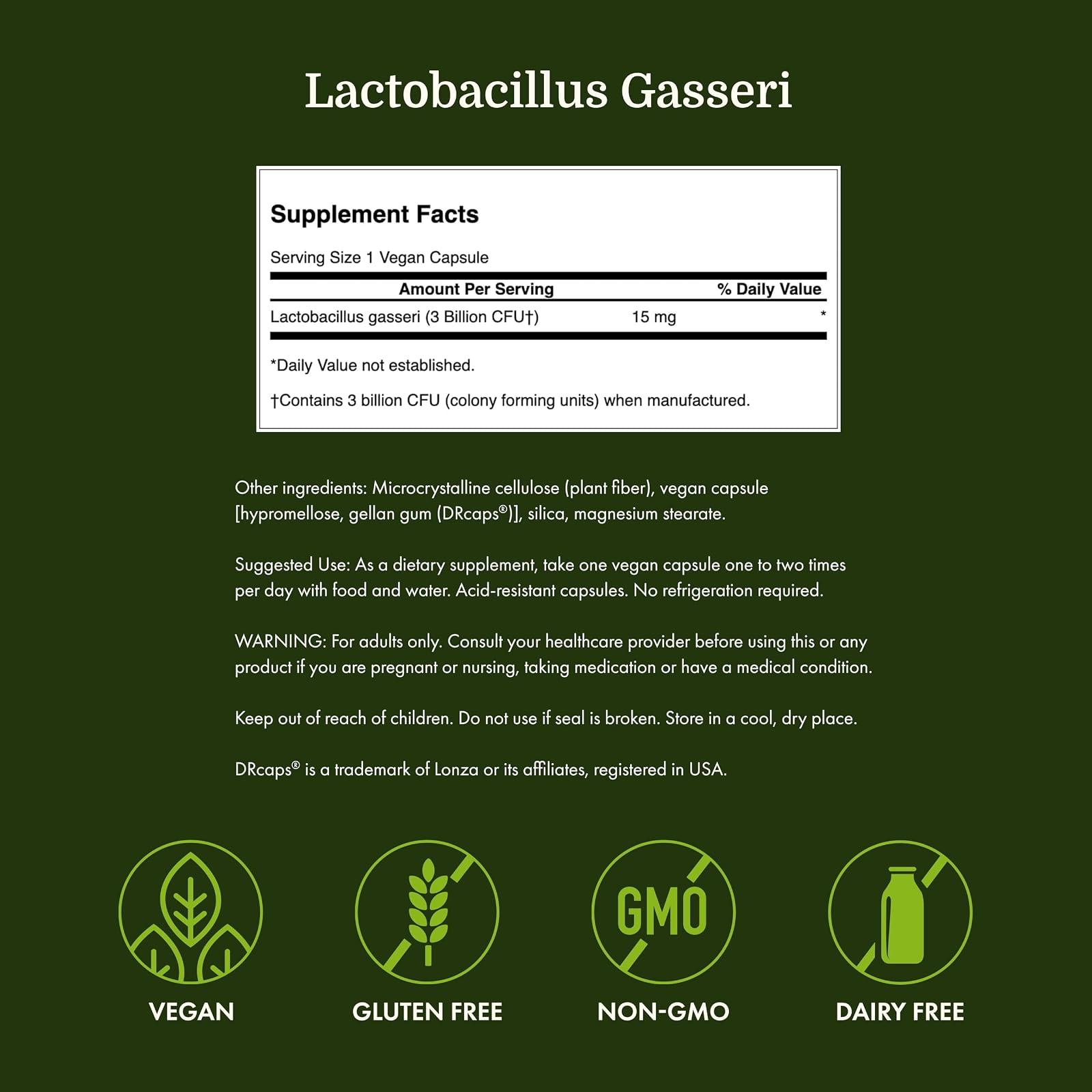 probiotics for men with 50 billion CFU