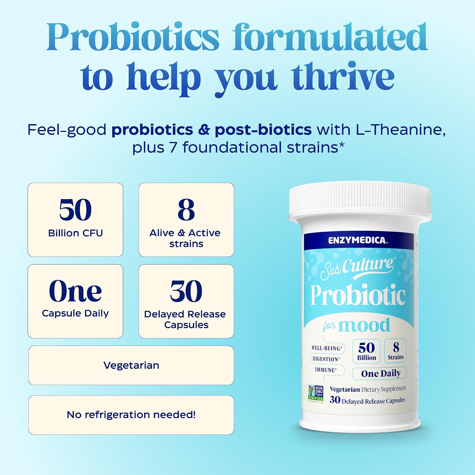 probiotics for men with 50 billion CFU