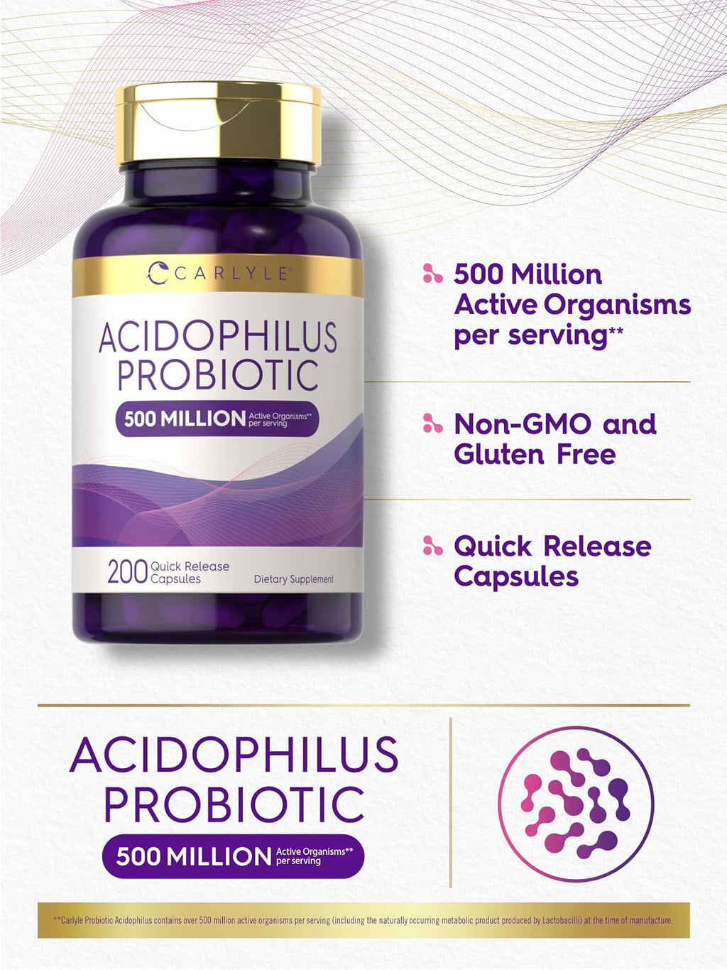 probiotics for men with 500 million CFU