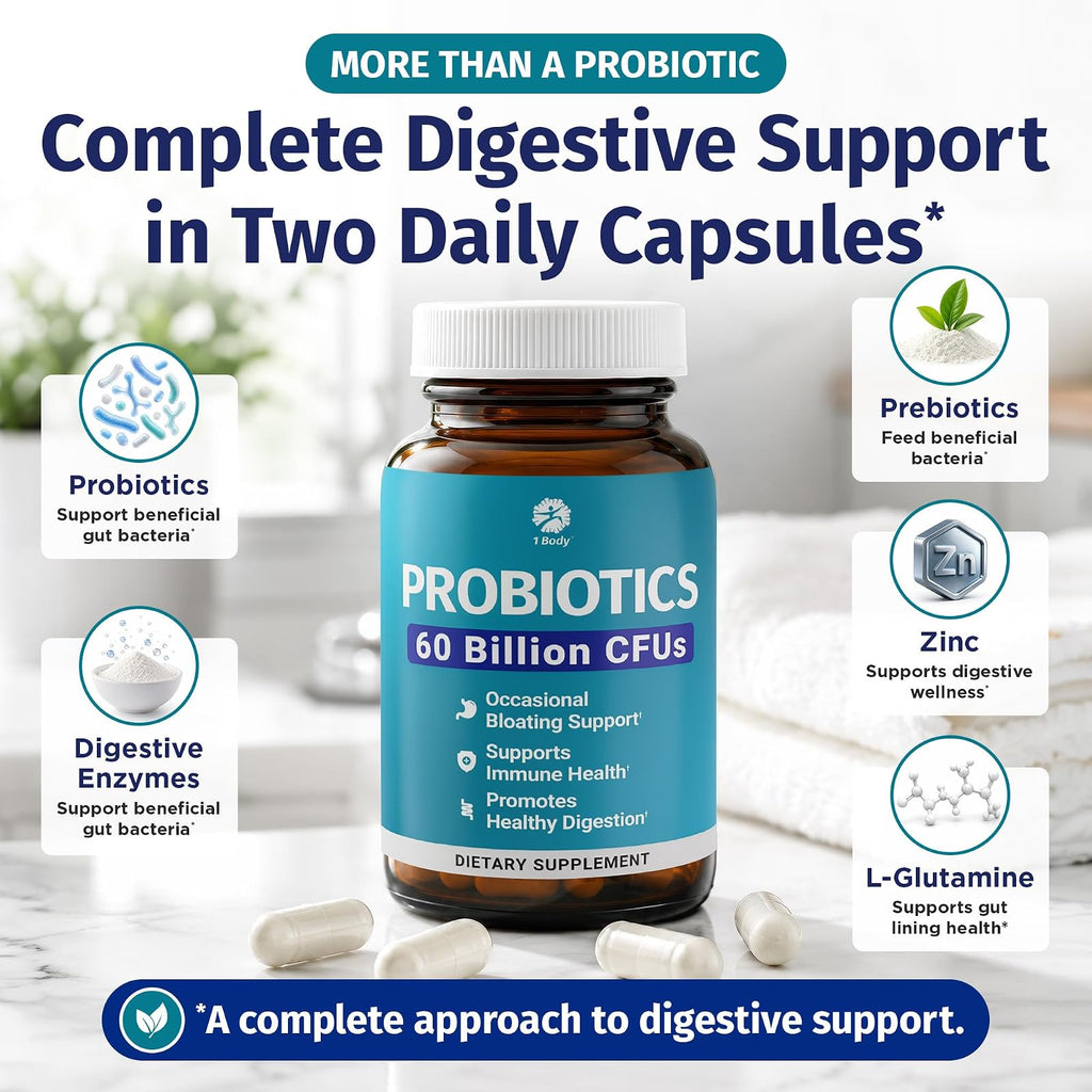 probiotics for men with 60 billion CFU