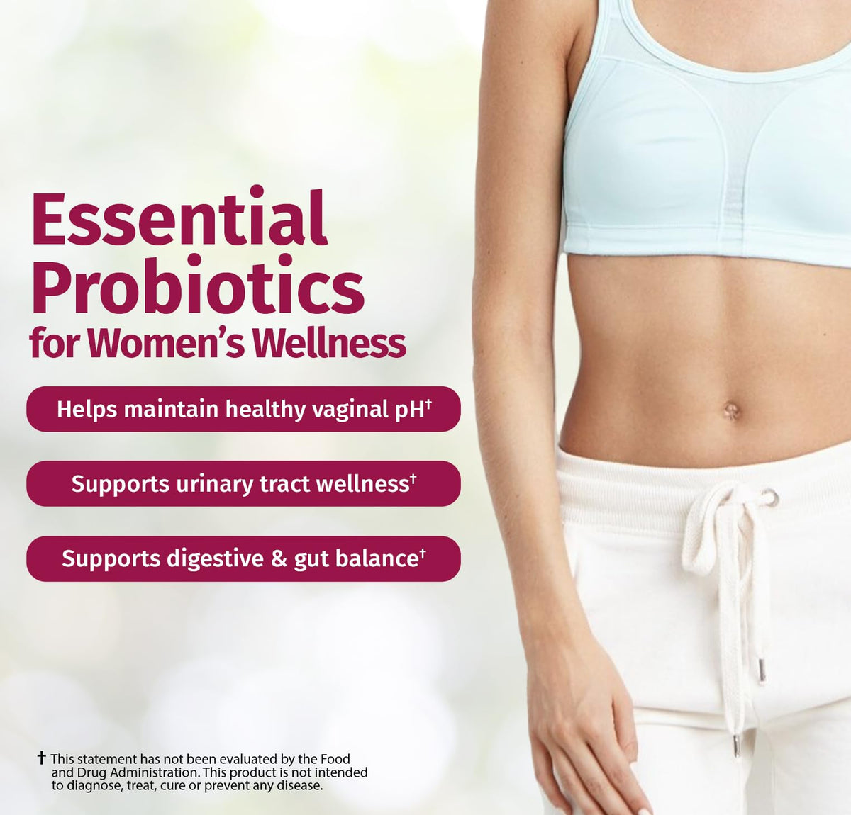 Probiotics for men with cranberry extract