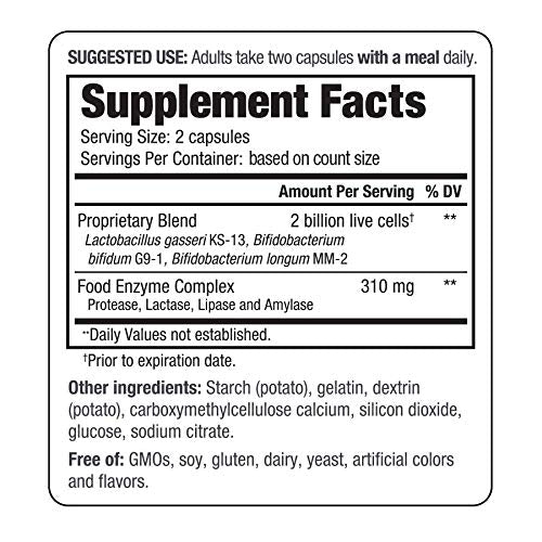 Probiotics for men with enzymes