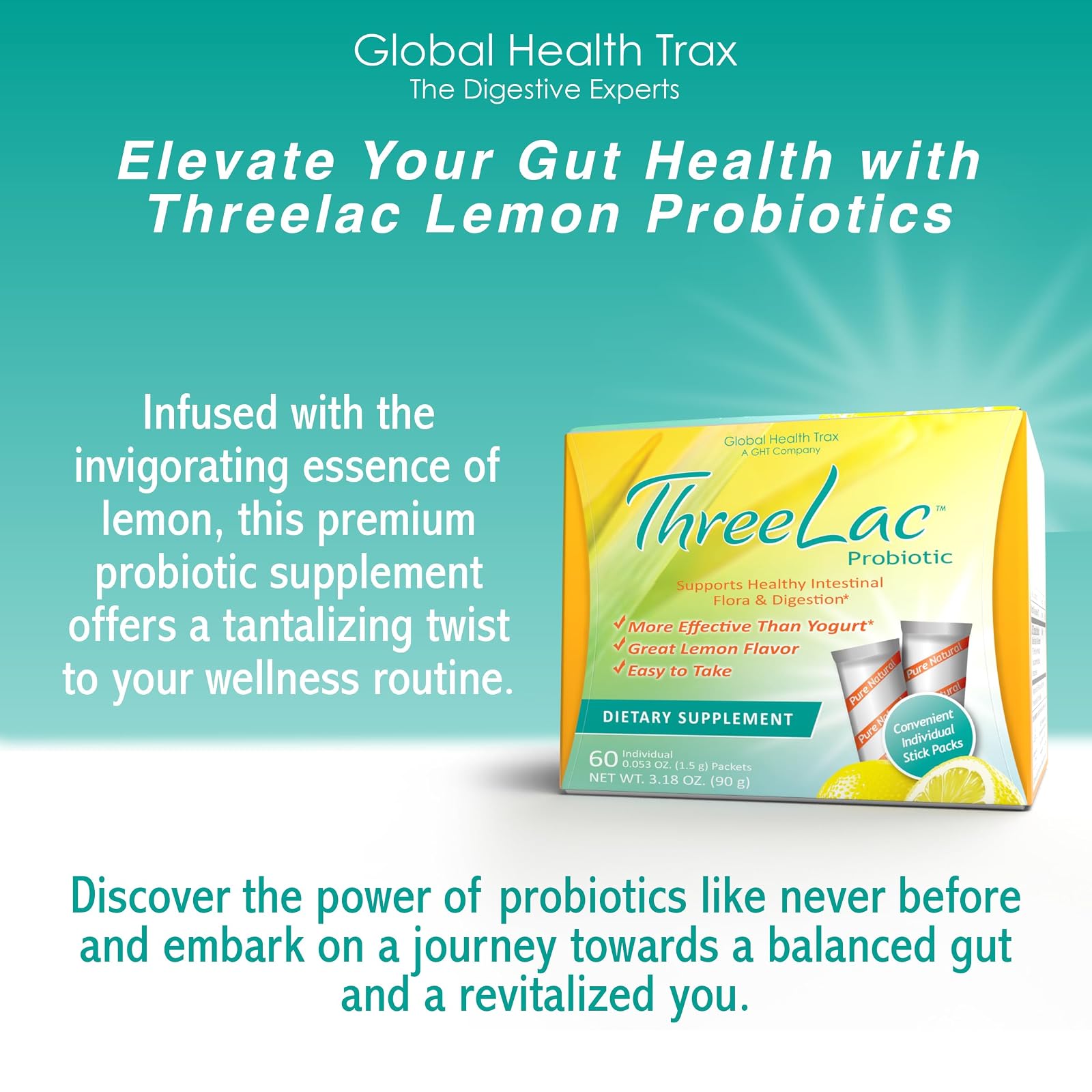 probiotics for men with lemon