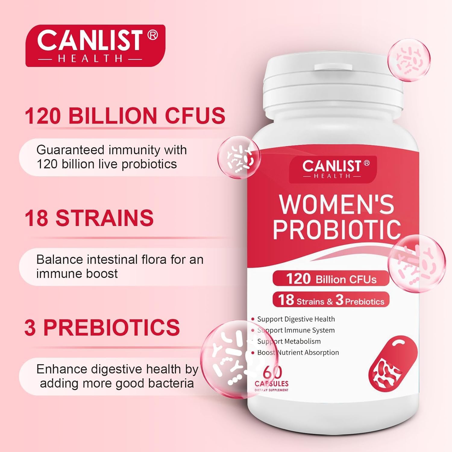 probiotics for women digestive support