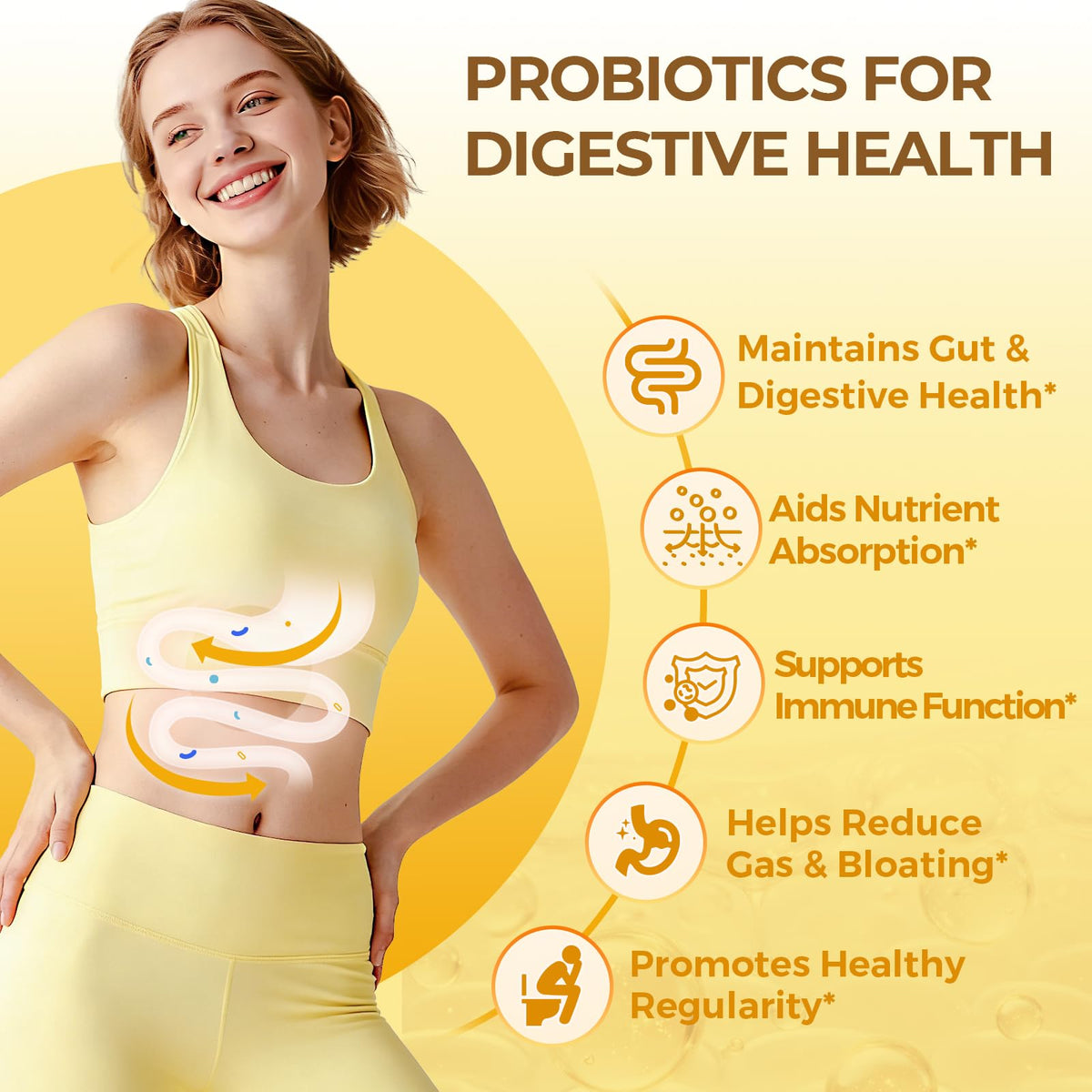 Probiotics for women's gut health