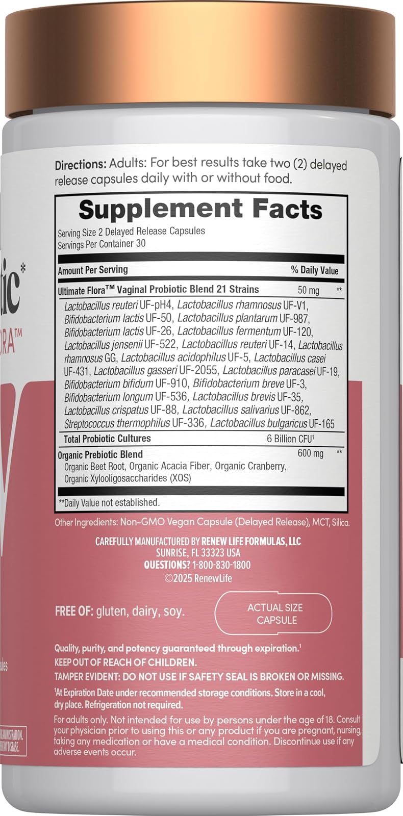 probiotics for women's health support