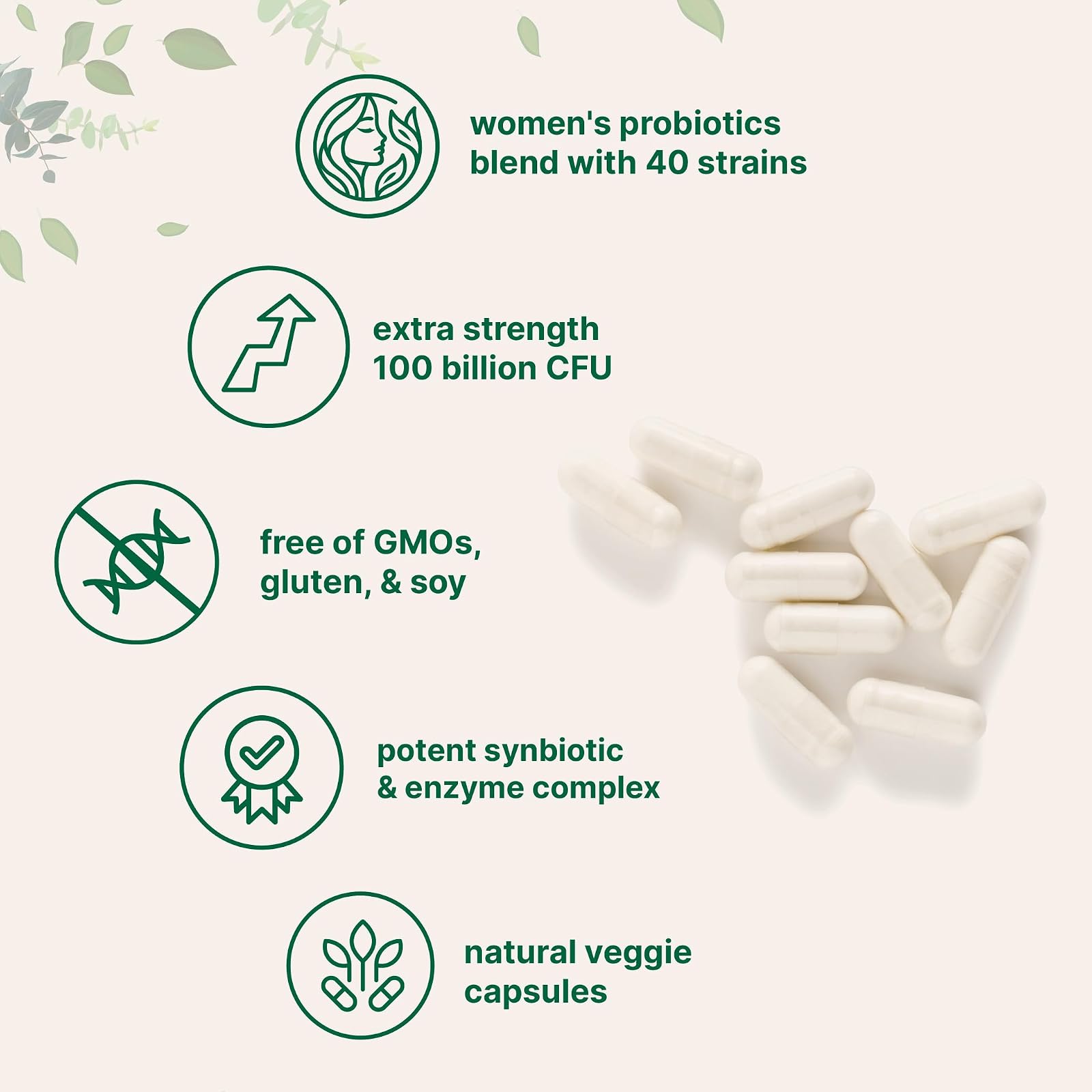 probiotics for women's wellness support