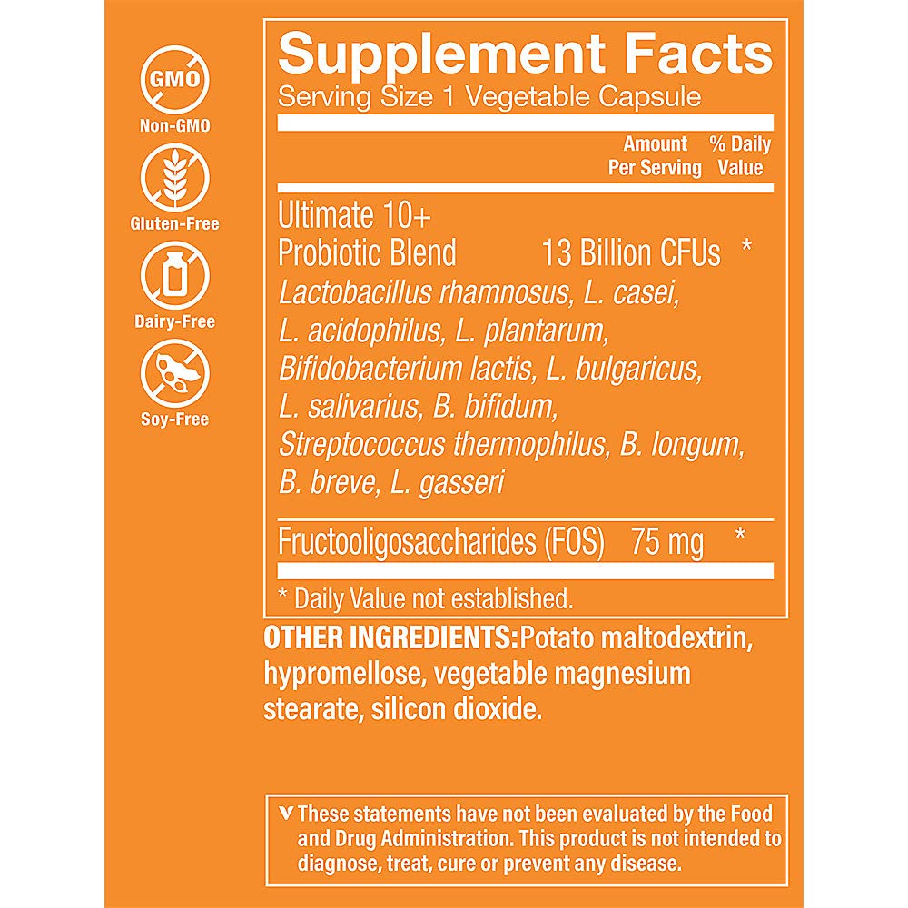 Probiotics for women with 13 billion CFUs