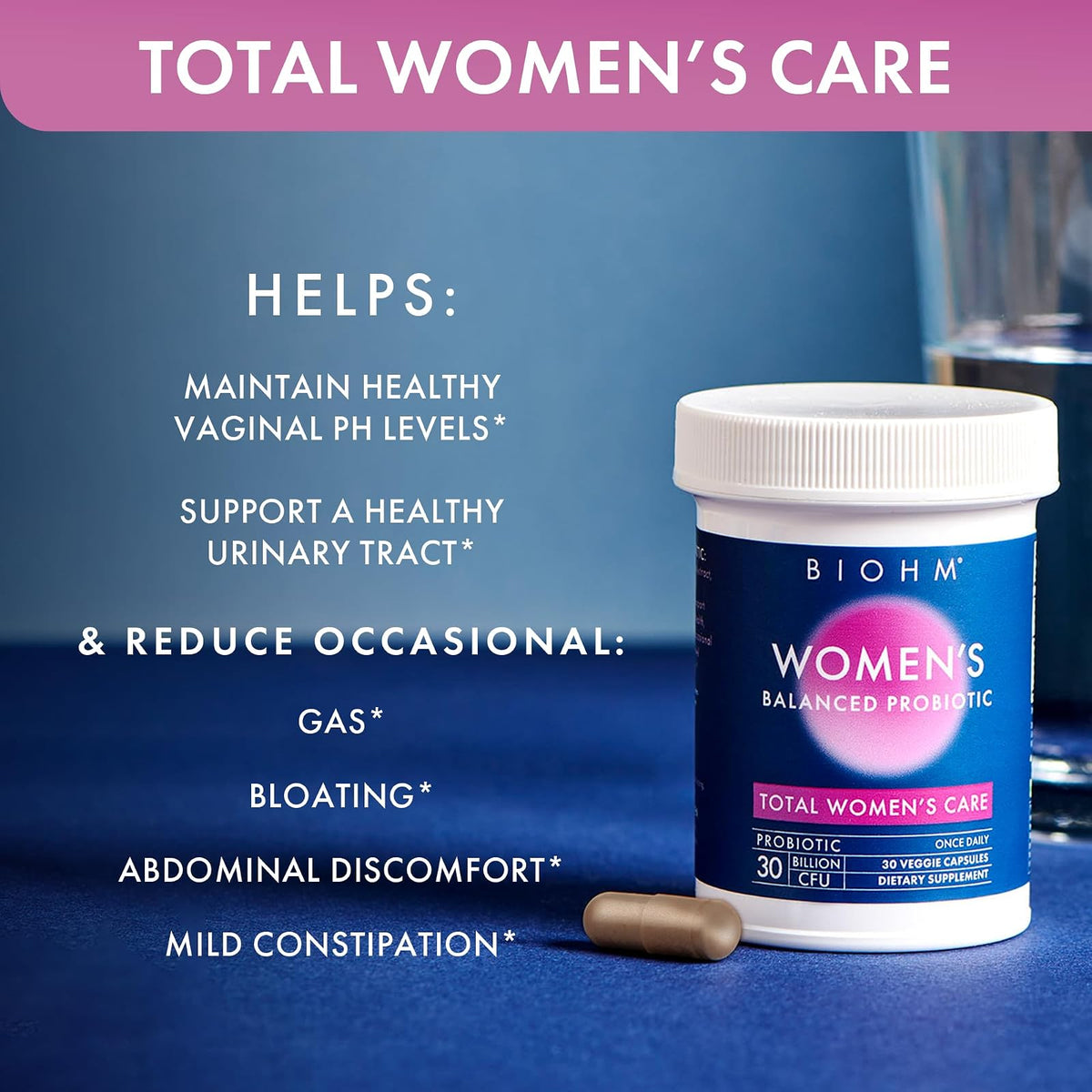 probiotics for women with 30 capsules