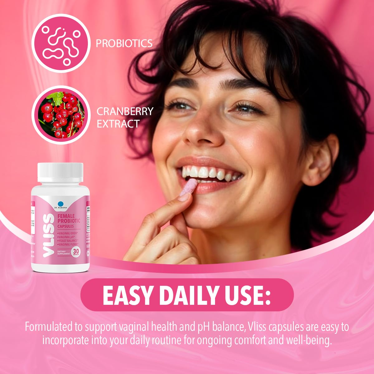 probiotics for women with 5 billion CFU