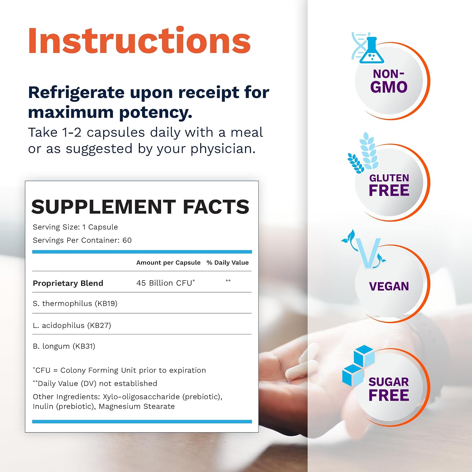 probiotics for women with 50 billion CFU