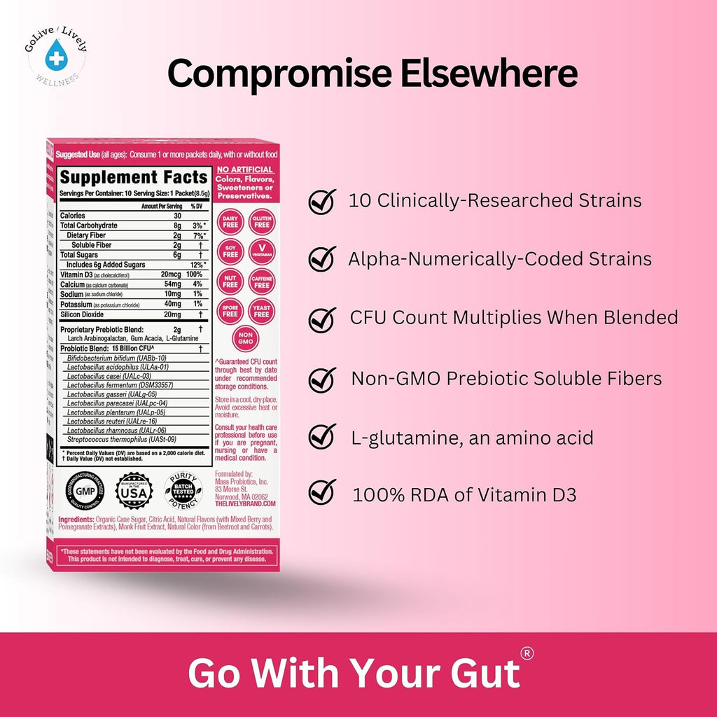 Probiotics for women with 50 billion CFU
