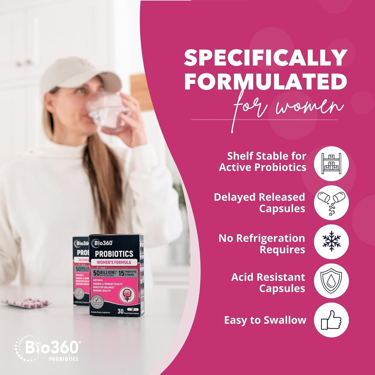 probiotics for women with 50B CFU
