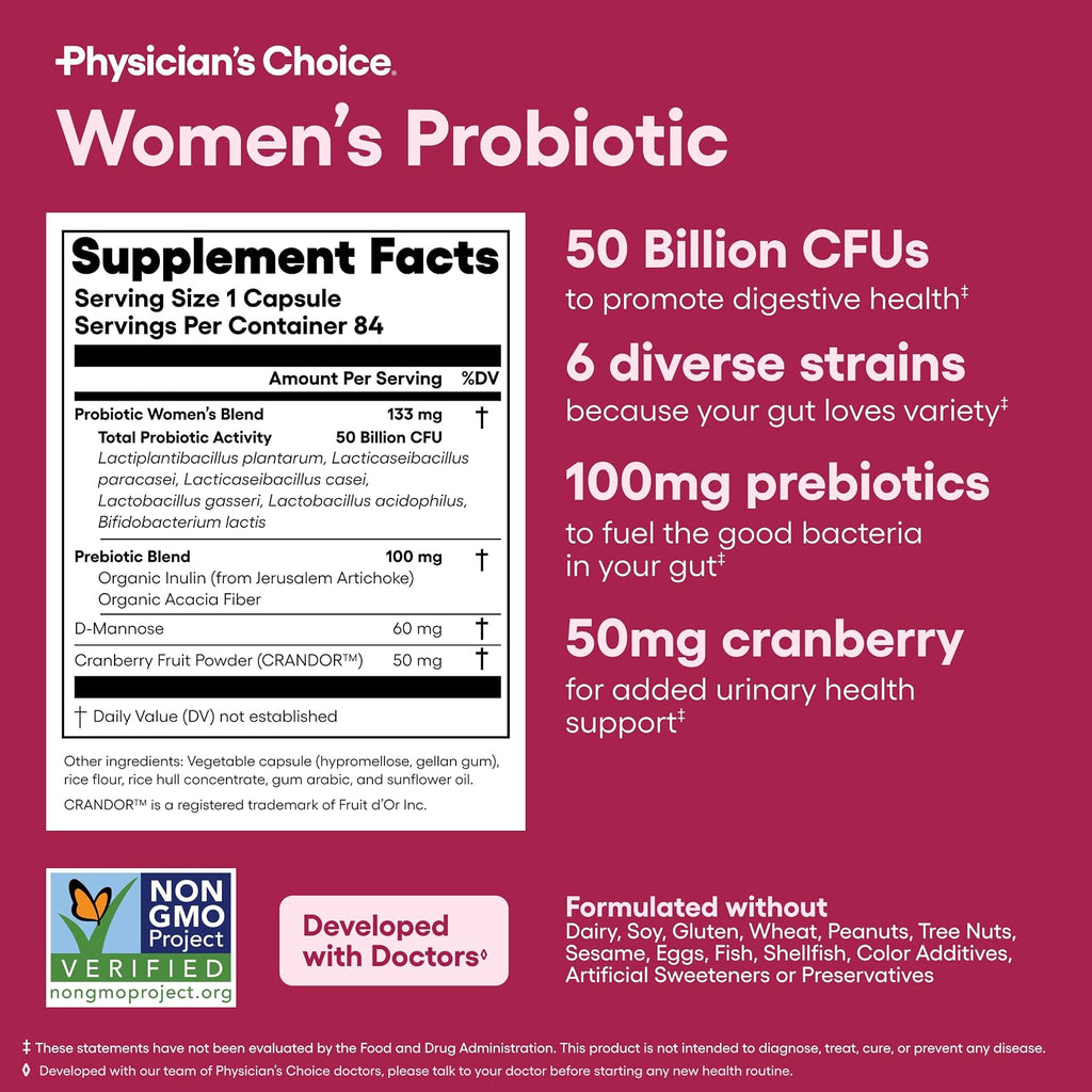 probiotics for women with 84 capsules