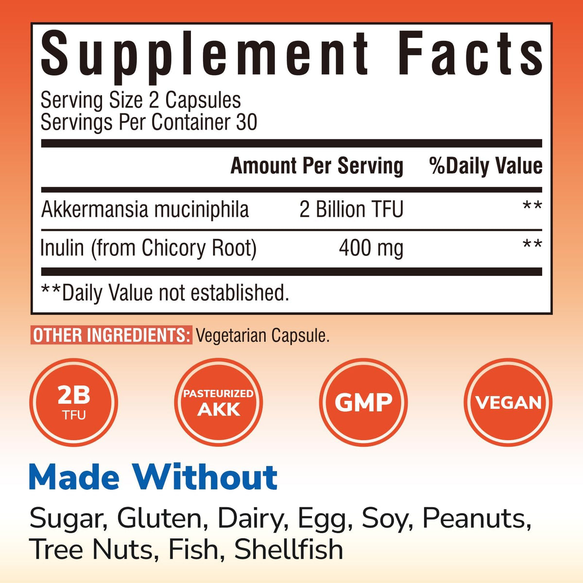 Probiotics for women with Akkermansia