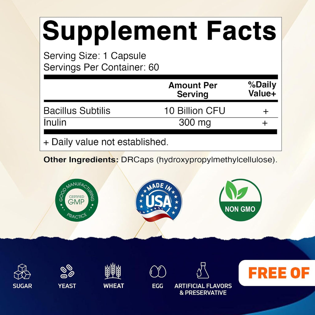 probiotics for women with Bacillus Subtilis