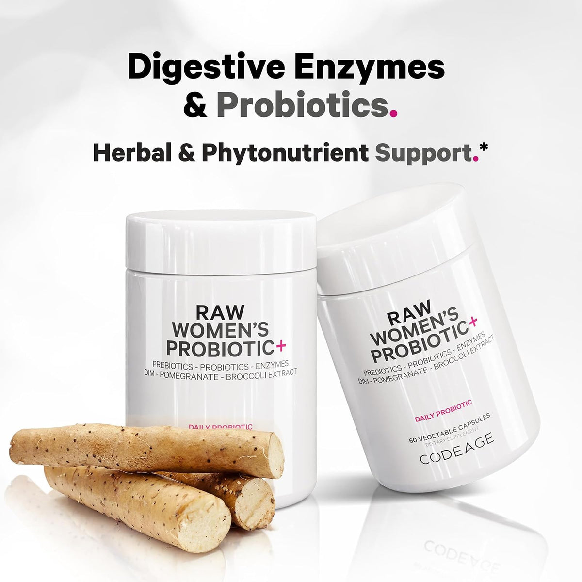 Probiotics for women with digestive support