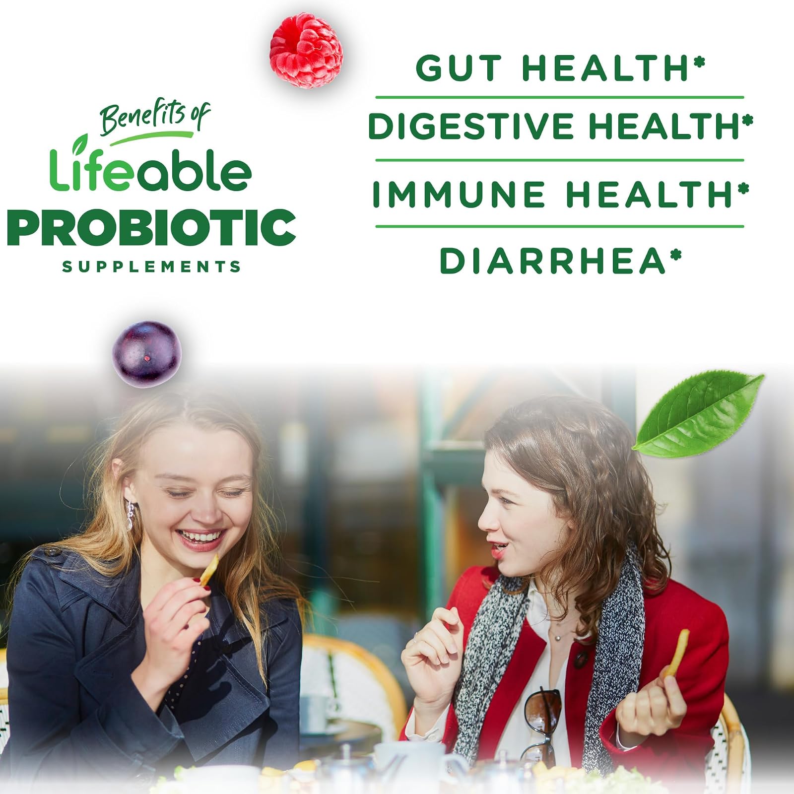 Probiotics for women with prebiotics included