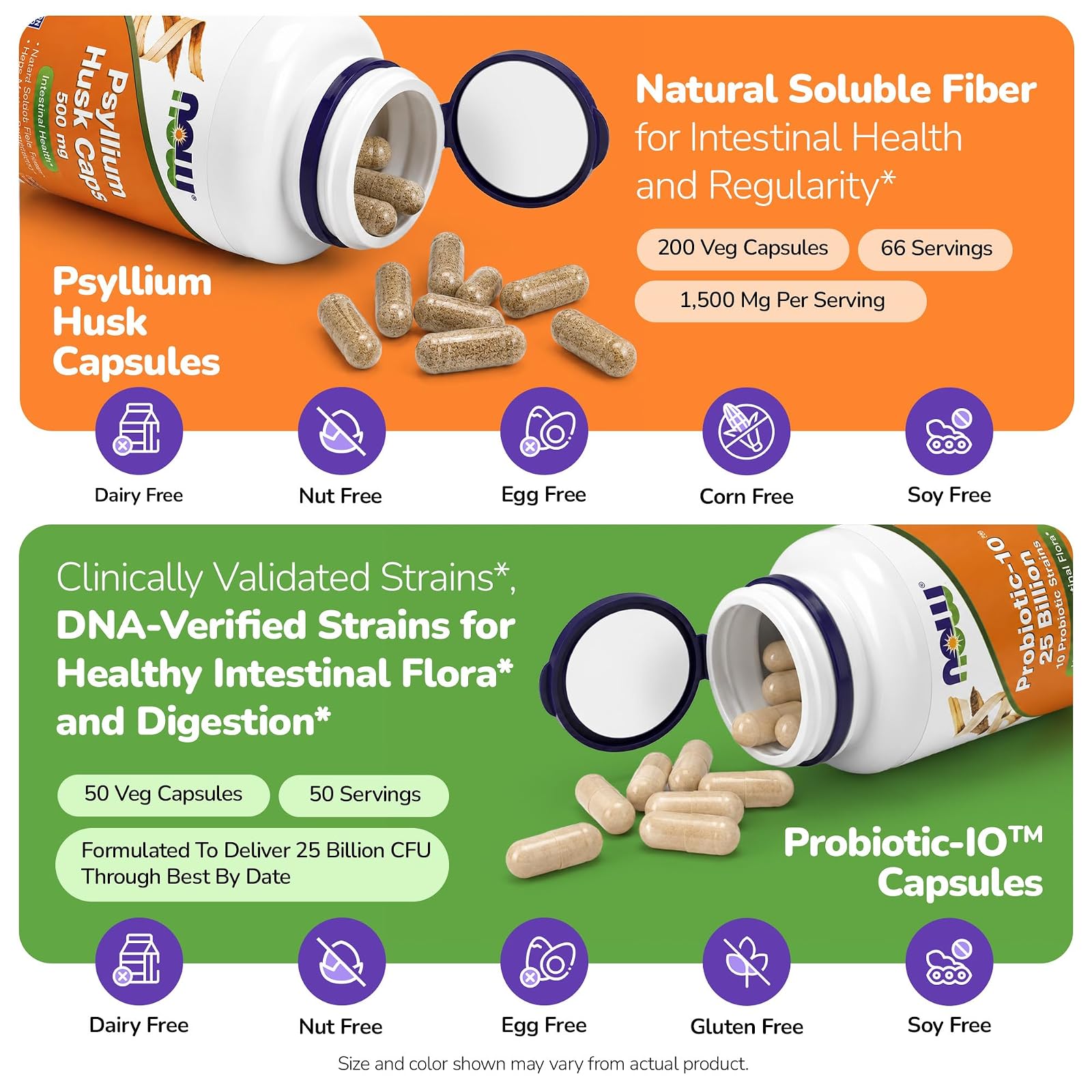 Probiotics for women with psyllium husk