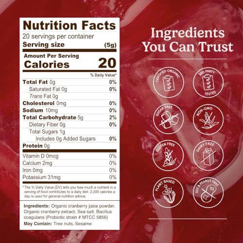 probiotics infused cranberry blend