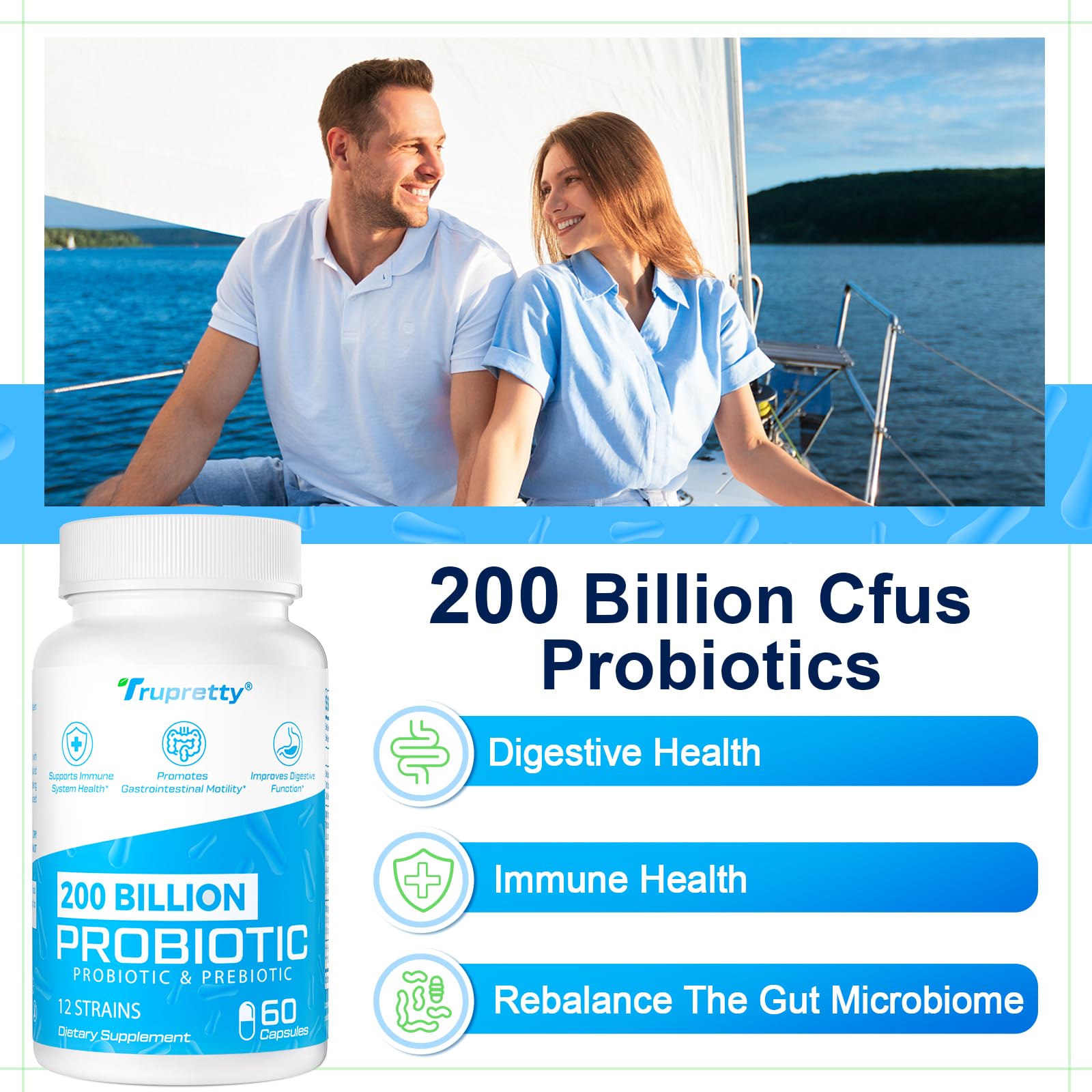 probiotics with 3 organic prebiotics