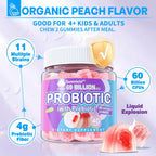 probiotics with 60 gummies for family use