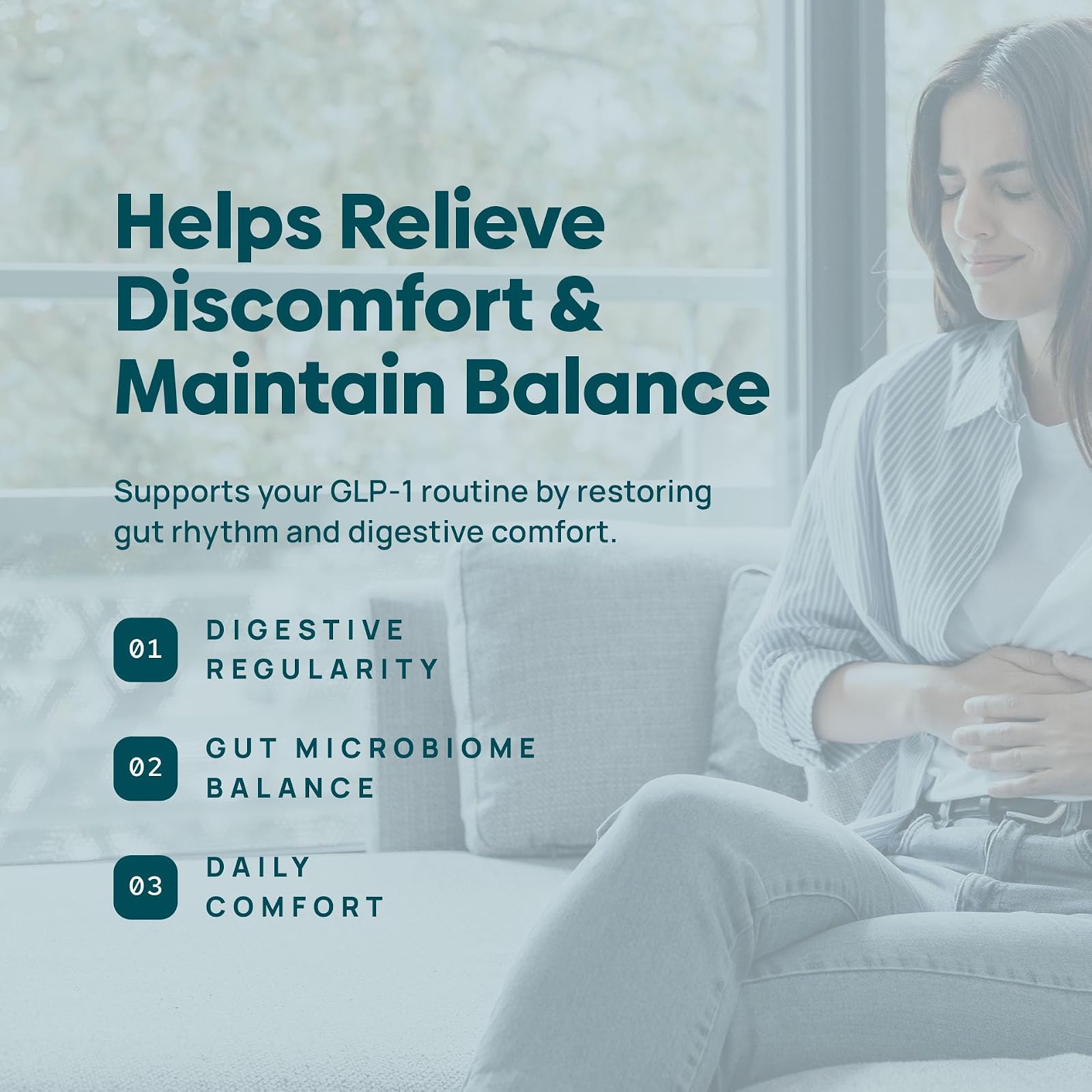Probiotics with added daily fiber