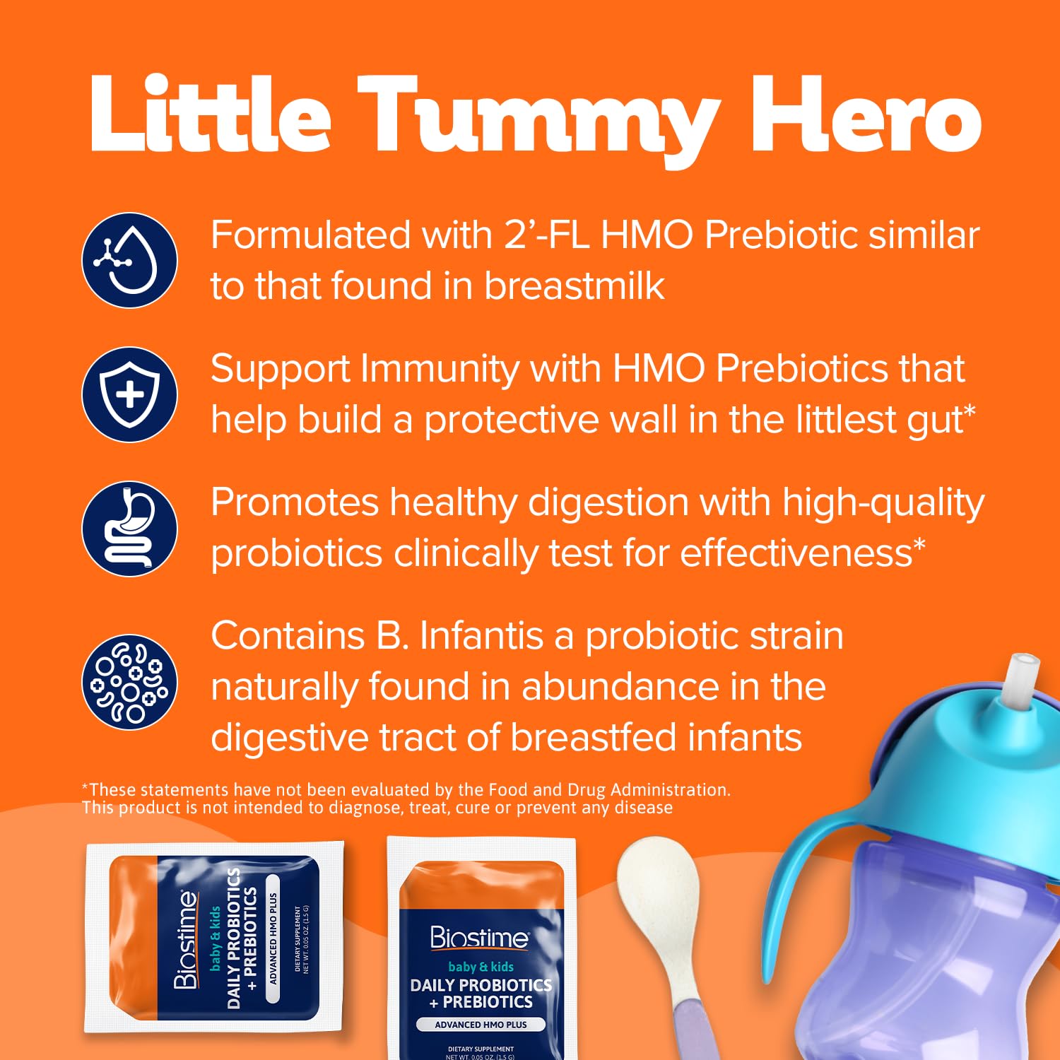 probiotics with HMO for infants