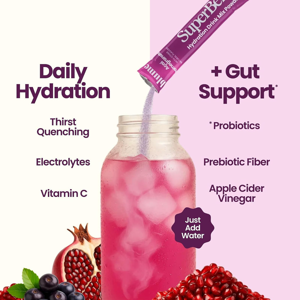 Probiotics with prebiotic fiber blend