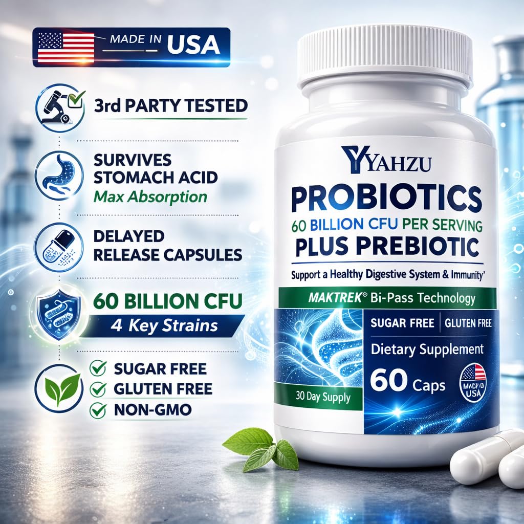 probiotics with prebiotic fiber for vitality
