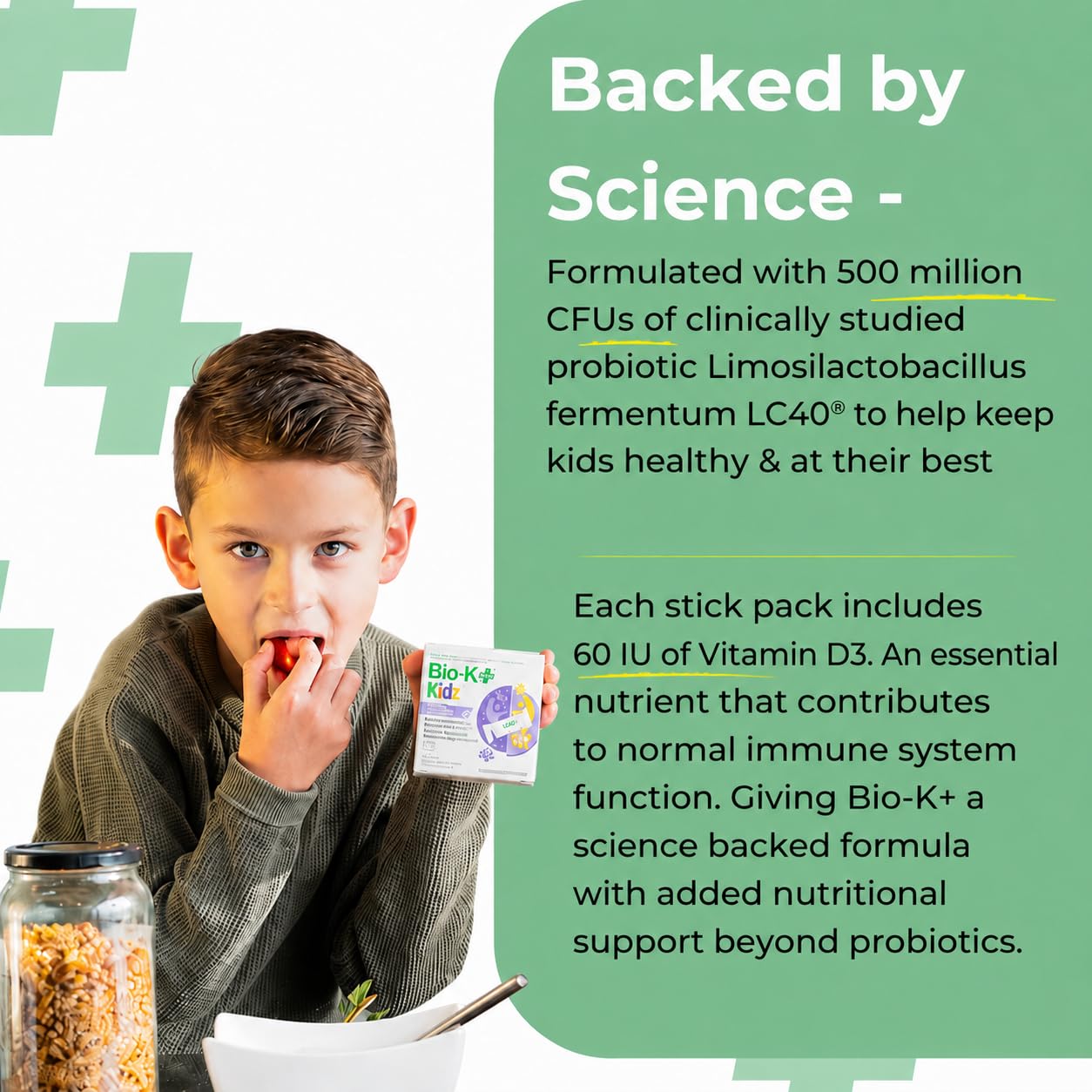 probiotics with vitamin D3 for kids