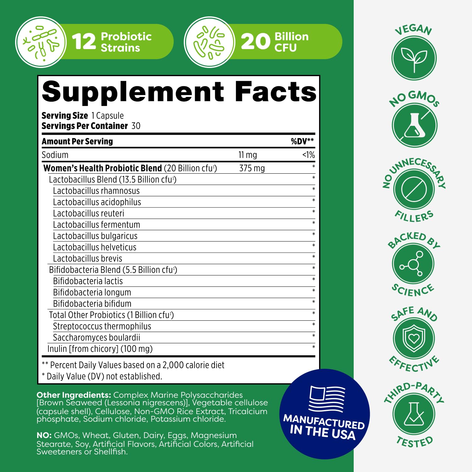 Probulin capsules for gut balance
