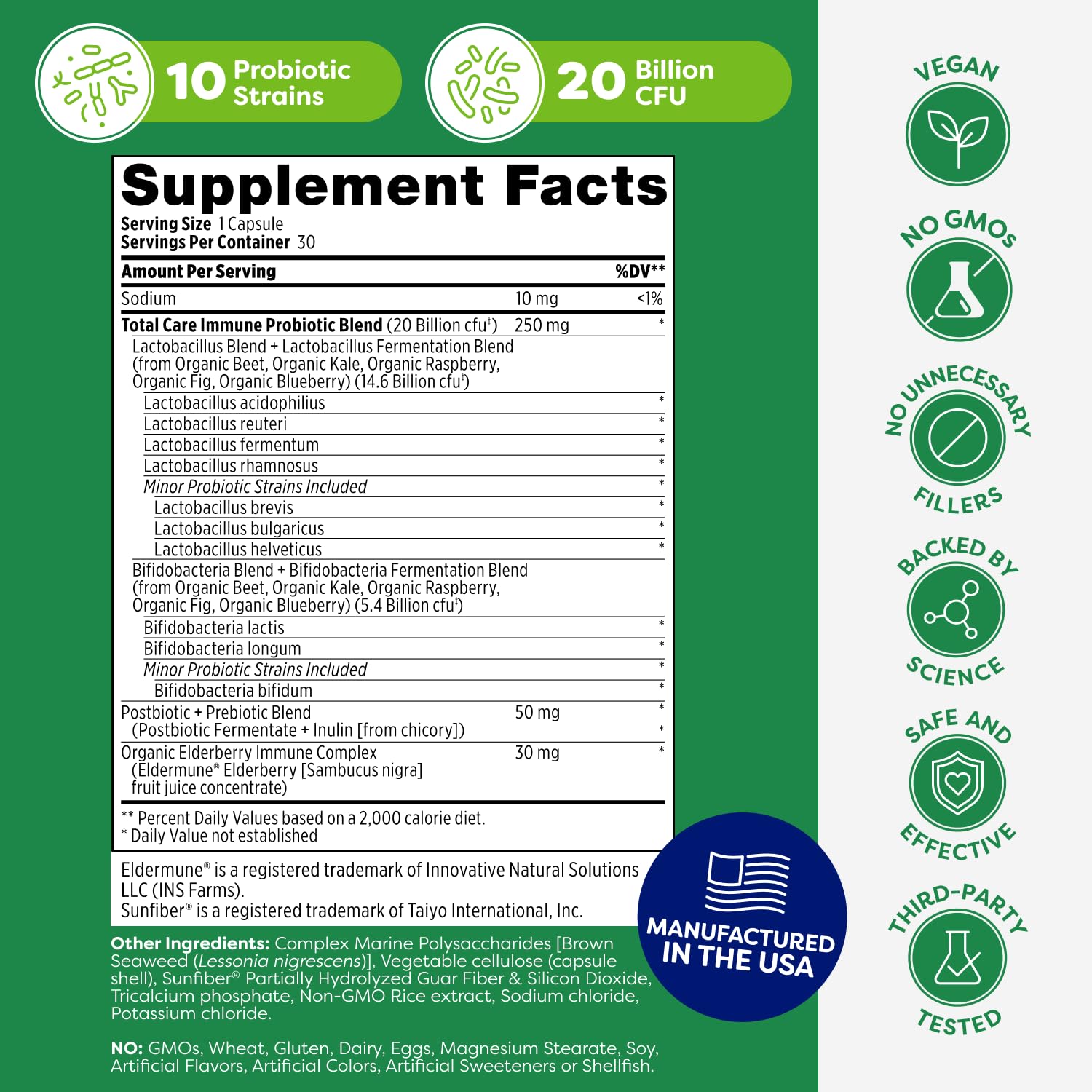 Probulin probiotics for daily immune boost