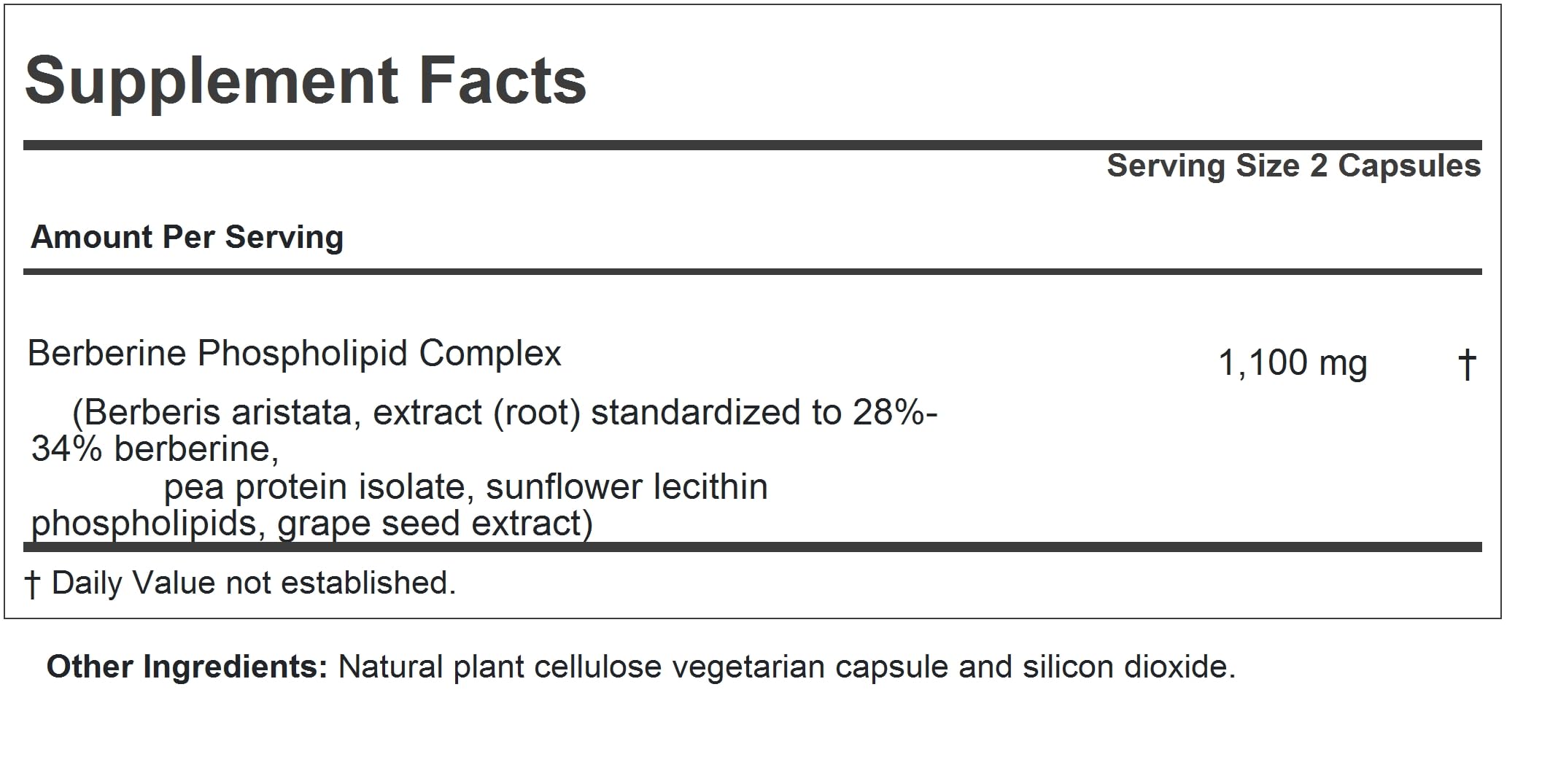 ProCaps Berberine phospholipid complex capsules