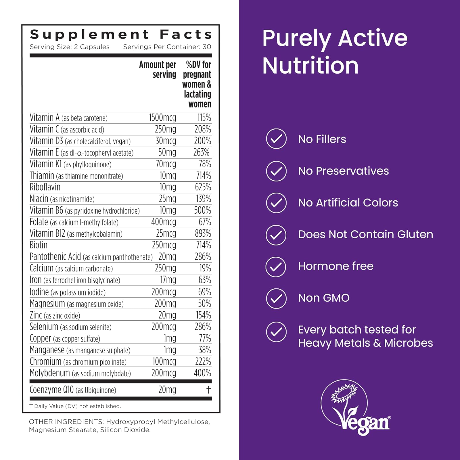 Proceive vitamins for breastfeeding support