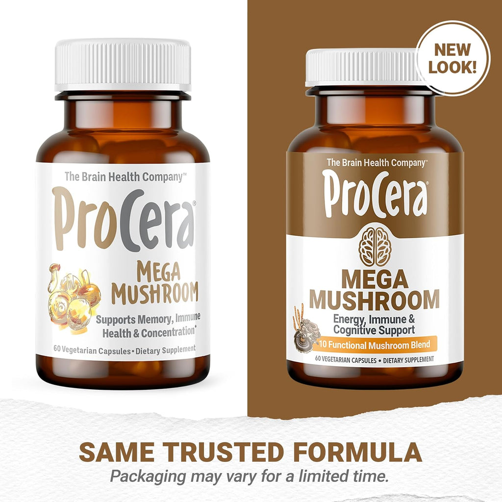 Procera mushrooms for cognitive function
