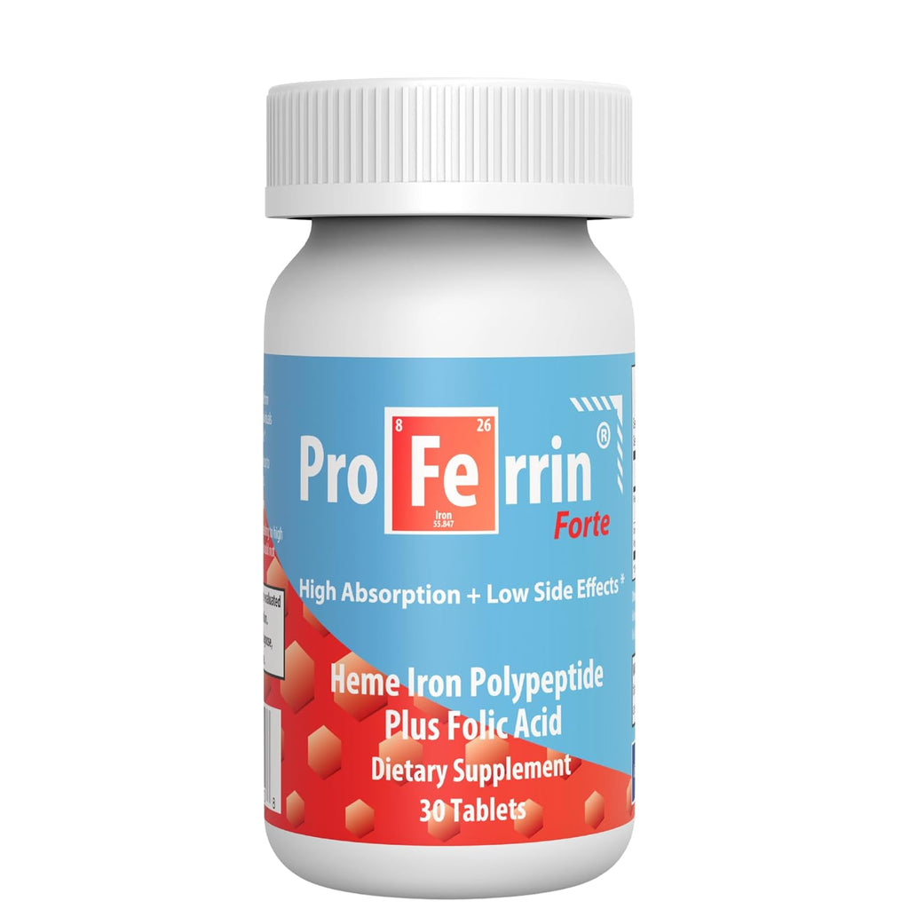 Proferrin heme iron supplement tablets