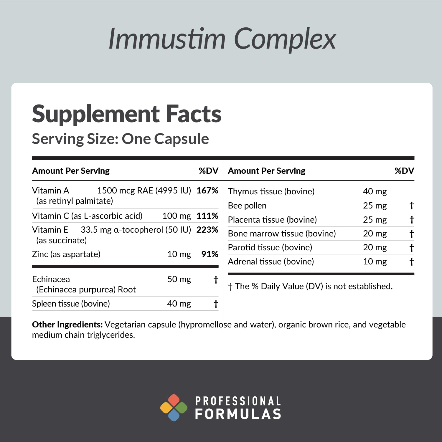 Professional Formulas multivitamins for wellness
