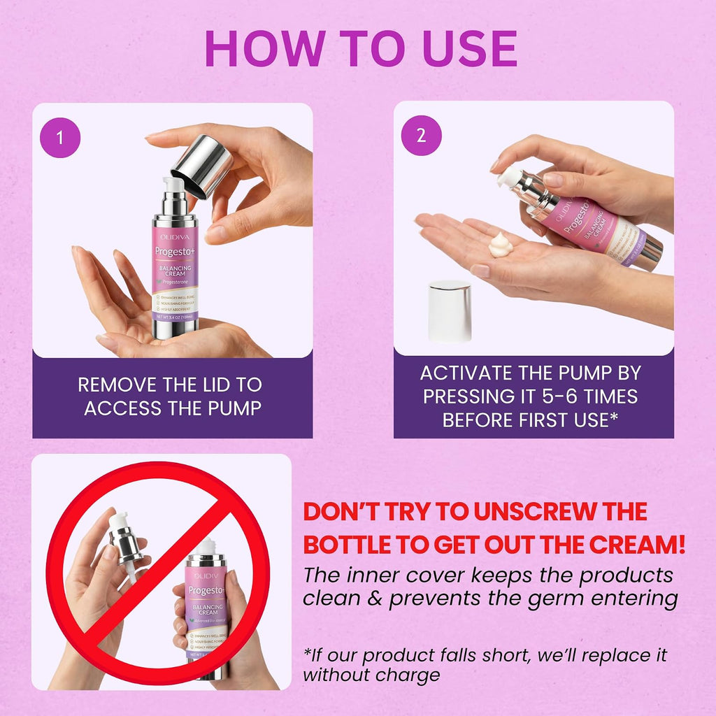 Progesto+ cream for daily use