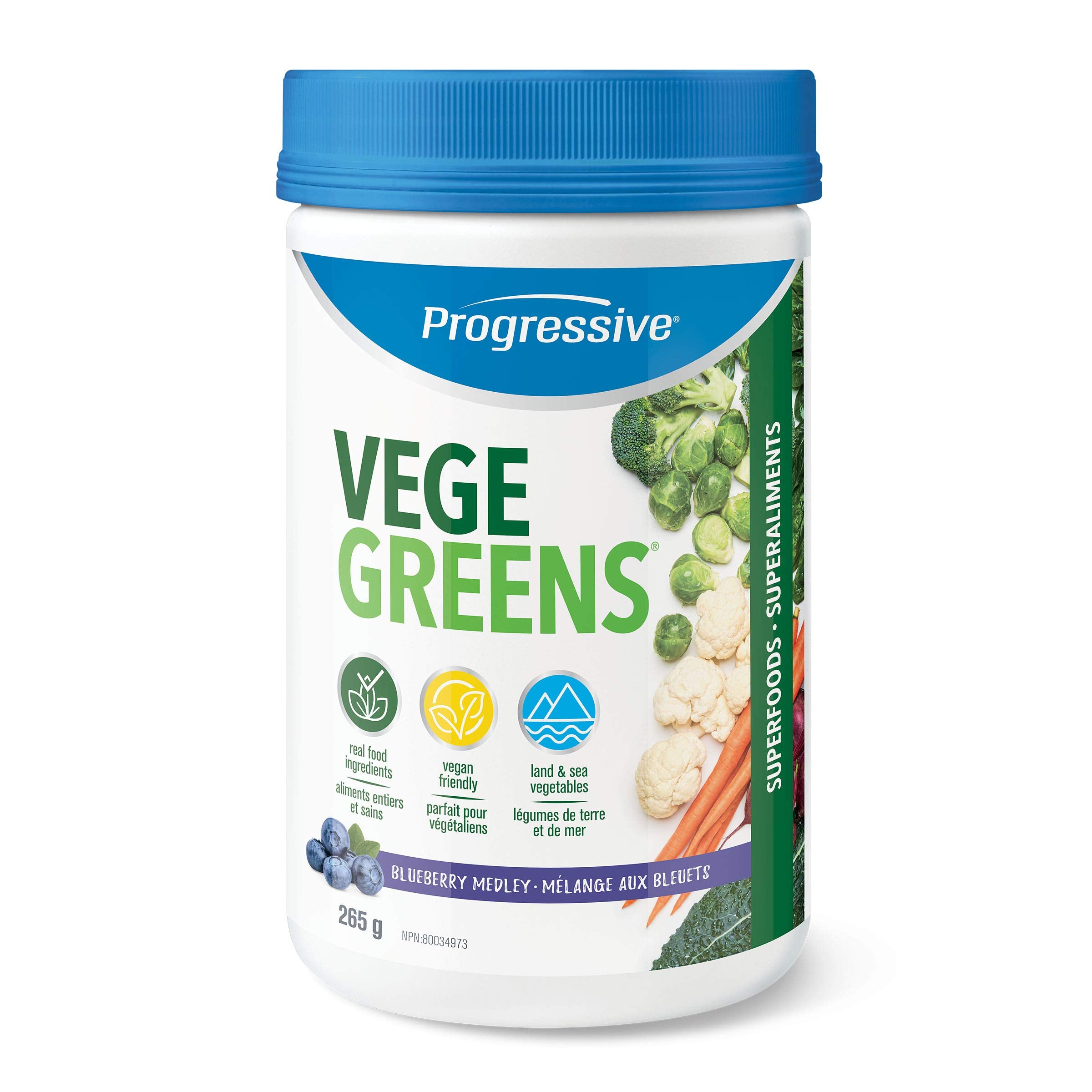 PROGRESSIVE Blueberry Medley health boost