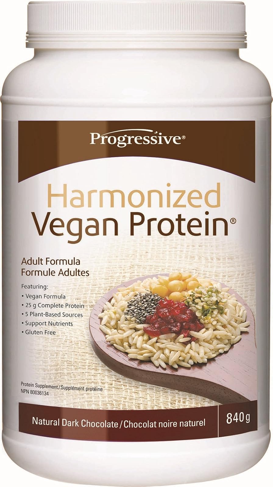 Progressive vegan protein dark chocolate flavour