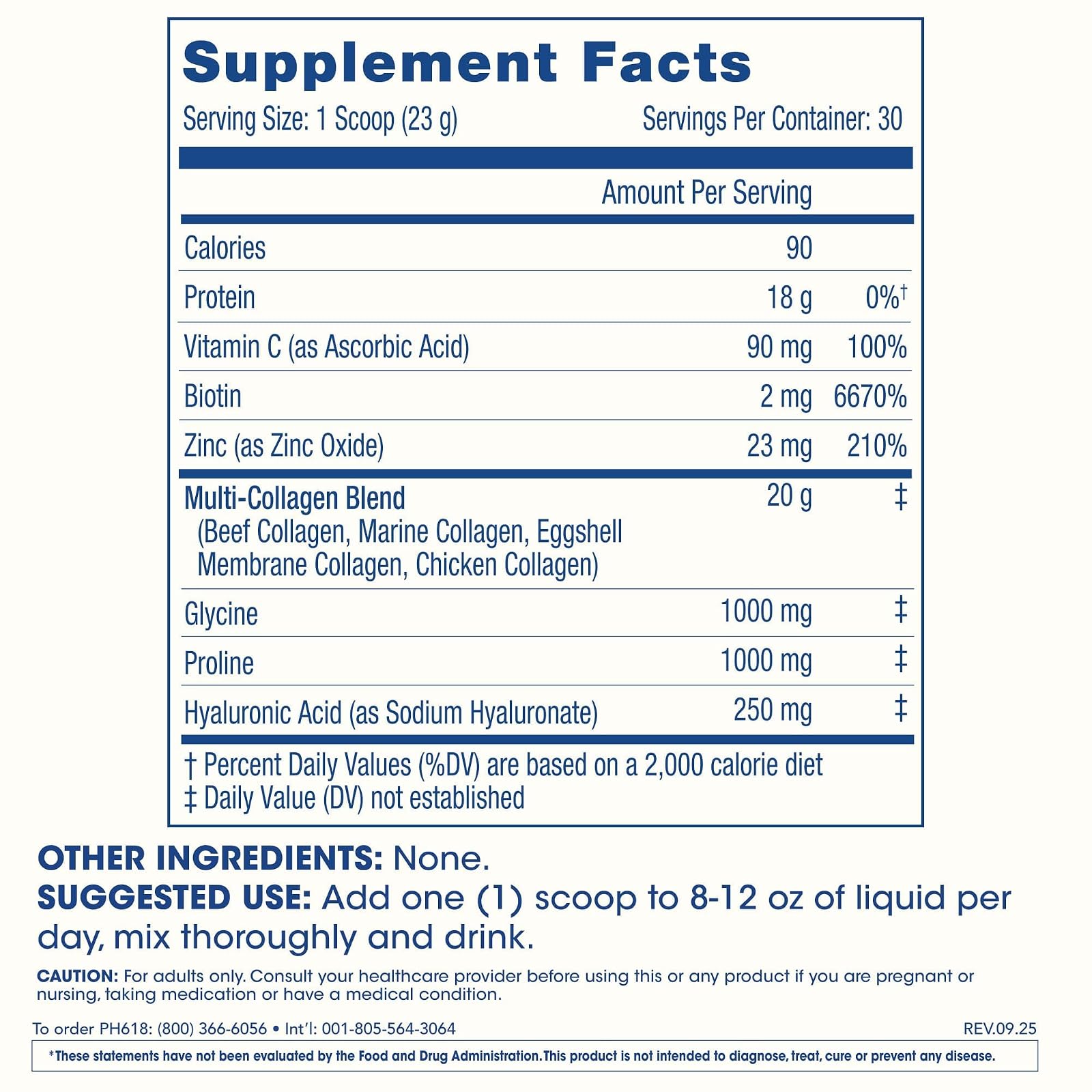 ProHealth collagen powder for joint support