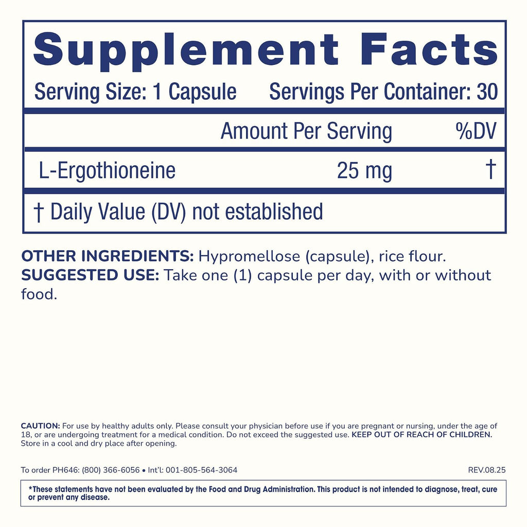 ProHealth Ergothioneine gummy multivitamin option
