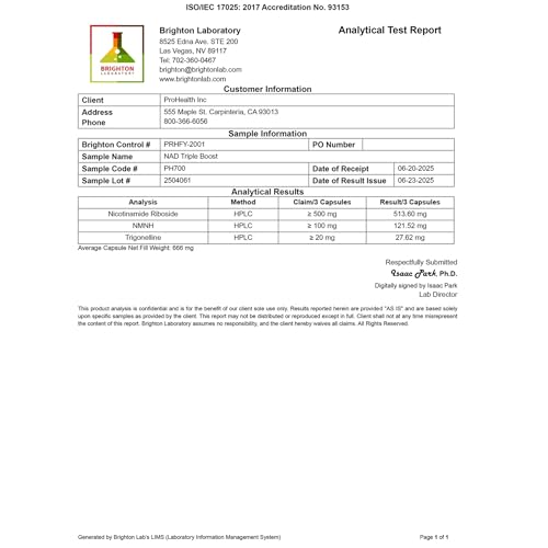 ProHealth NAD for vitality support