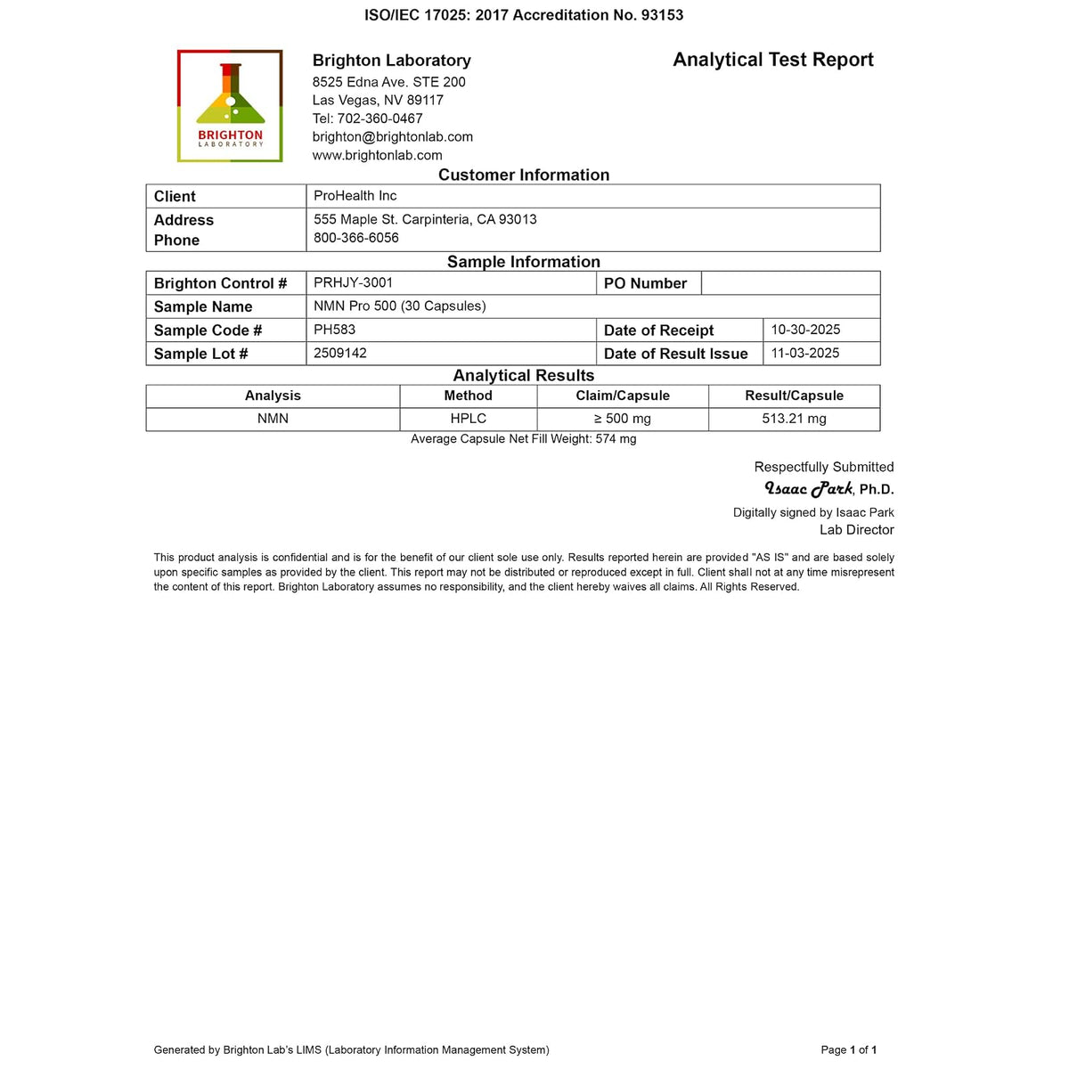 ProHealth NMN for cellular health