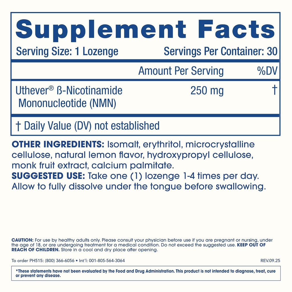 ProHealth NMN lozenges for healthy aging